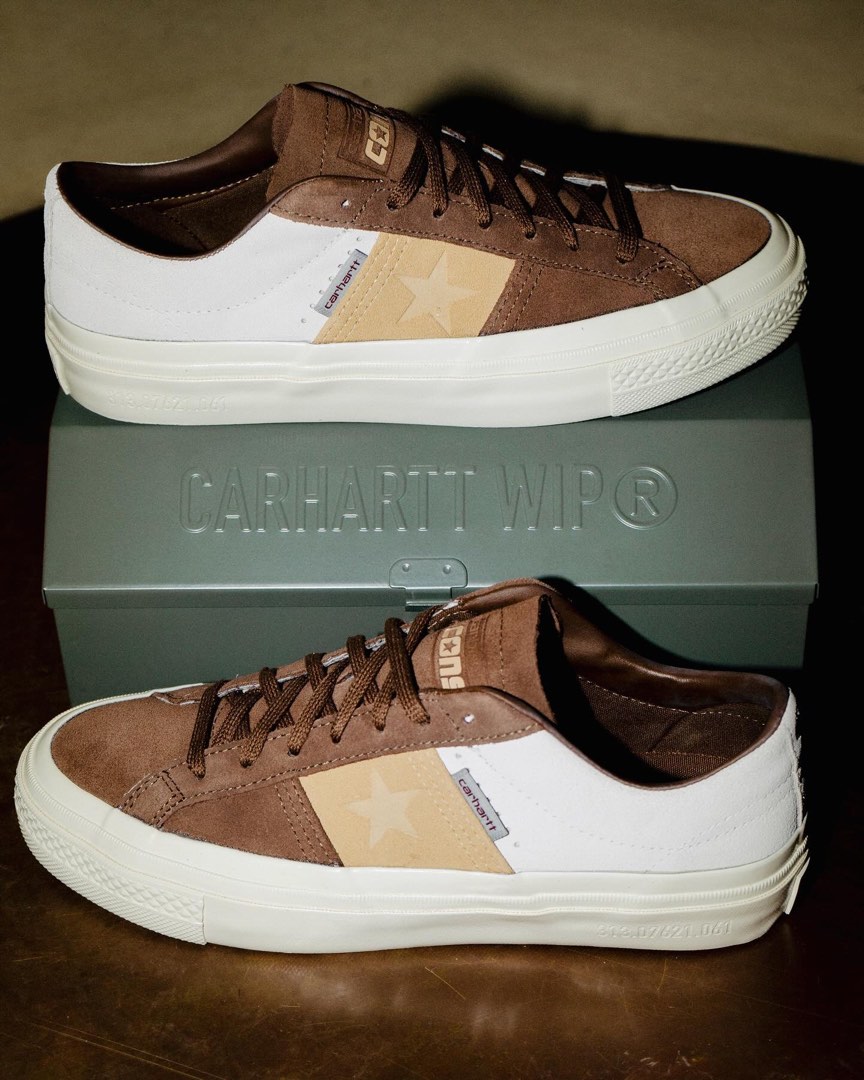 Converse x Carhartt Wip One Star Academy Pro - Dark Earth/Starfish ...