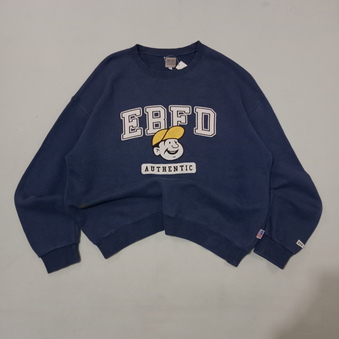 CREWNECK EBFD ebbets field flannels no FALLETT HAGT peaceminusone IAB ...