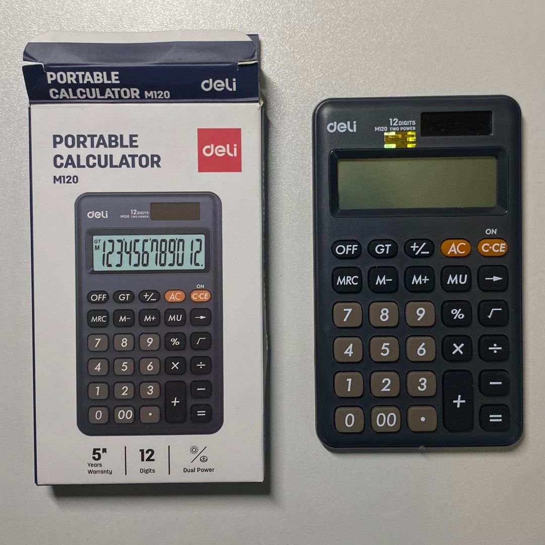 Deli Portable Calculator, Computers & Tech, Office & Business ...