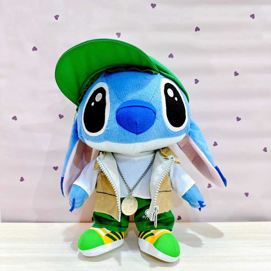 Disney Cool Gangster Stitch Big Plush, Hobbies & Toys, Toys & Games on ...