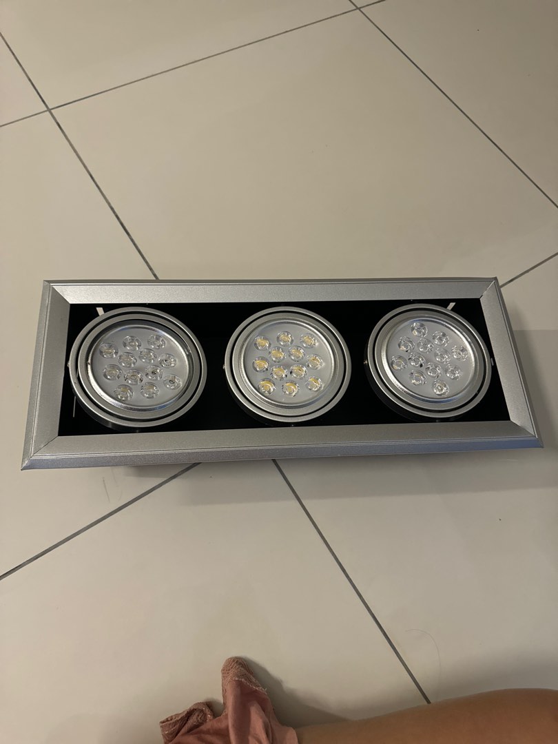 Double-Headed Downlight Spotlight Hallway Led Light Ultra-Thin Grape ...