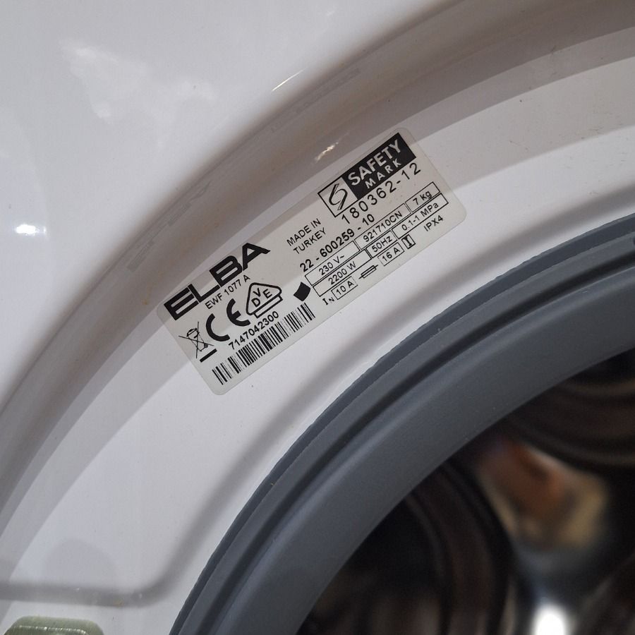ELBA 7kg Front Load Washing Machine | EWF 1077 A, TV & Home Appliances ...