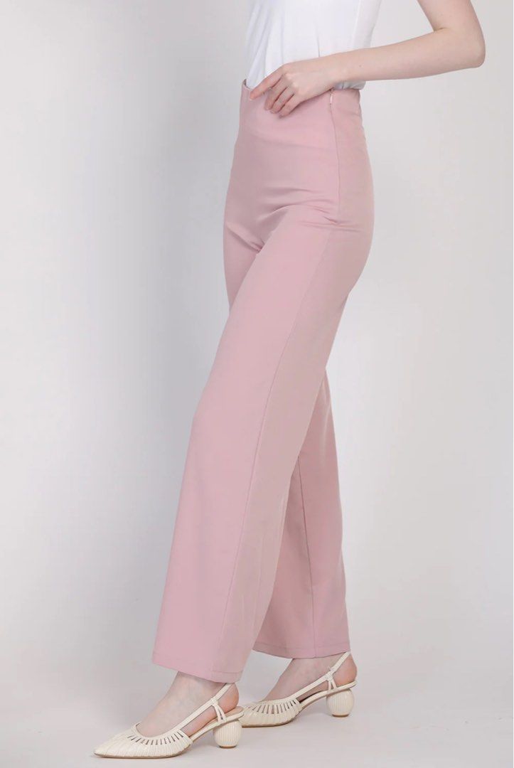 Ferra rose pallazo, Women's Fashion, Bottoms, Other Bottoms on Carousell