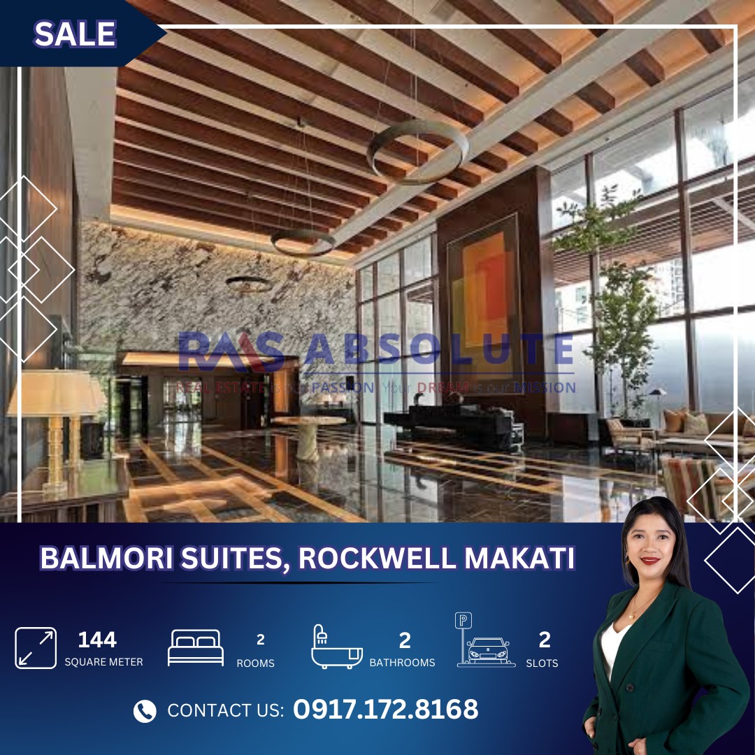 FOR SALE: Two Bedroom Unit The Balmori Suites, Rockwell Center Makati ...