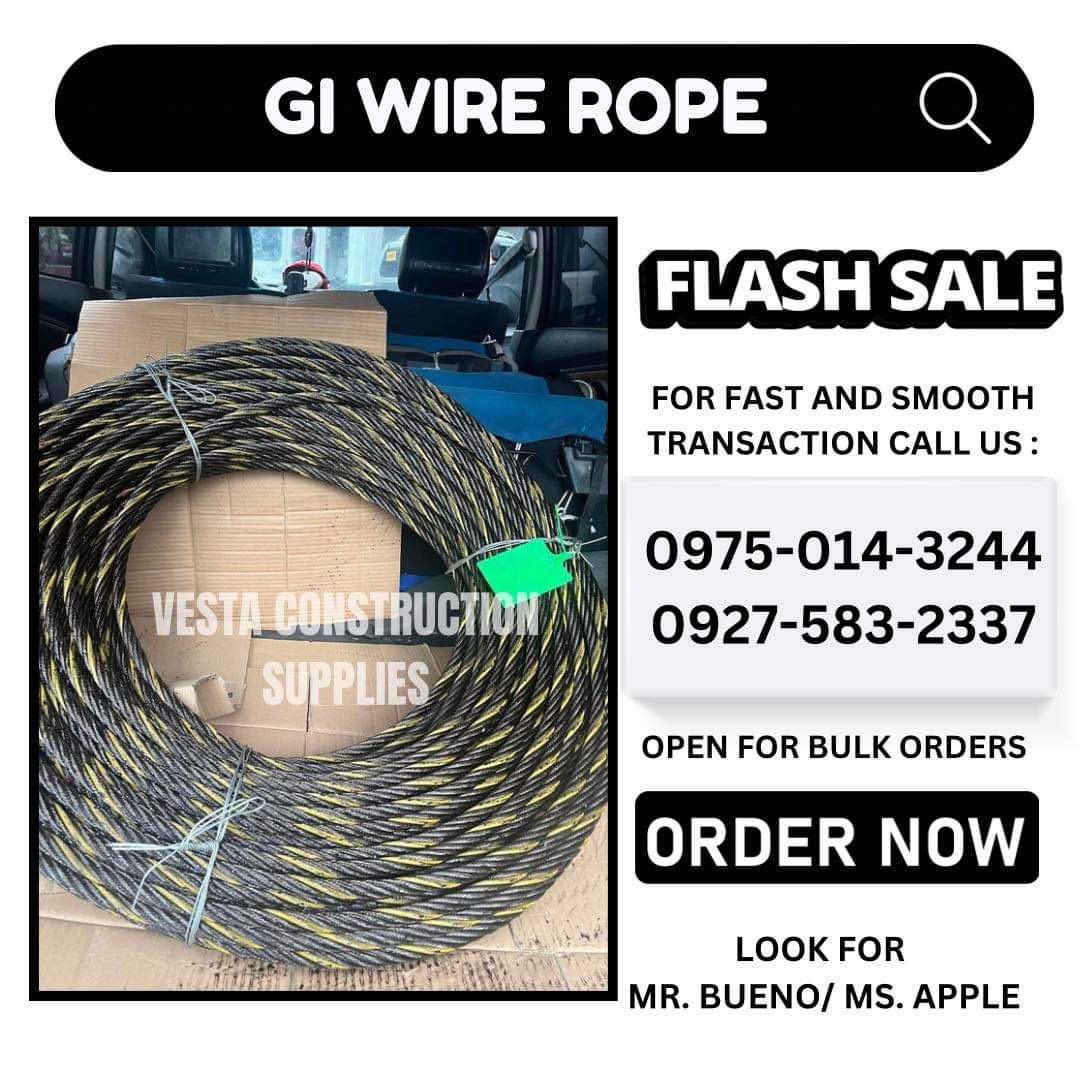 G.I Wire Rope, Commercial & Industrial, Construction & Building ...