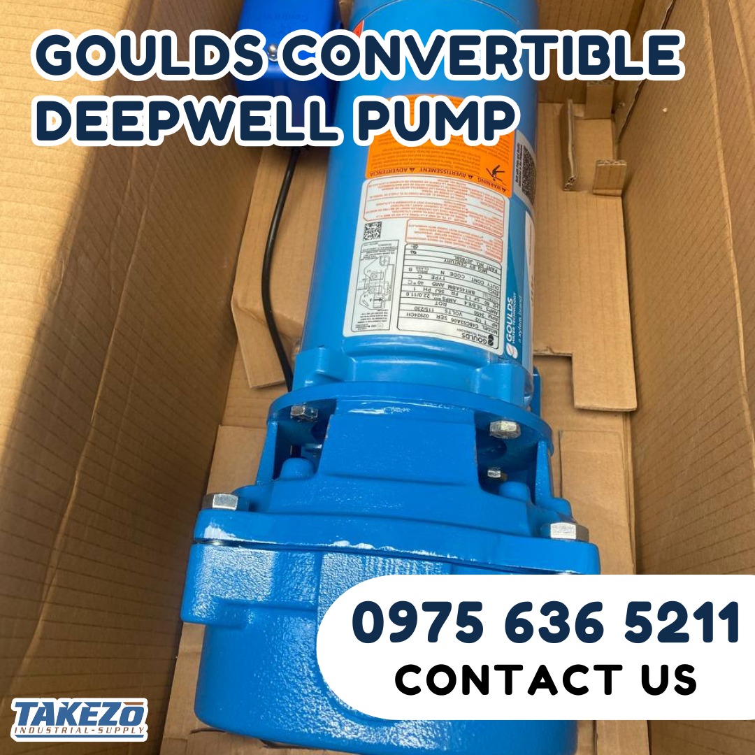 GOULDS CONVERTIBLE DEEP WELL PUMP (1.5 HP), Commercial & Industrial ...