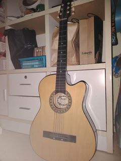 Cate 41" QM714C Acoustic Guitar Free Bag, Hobbies & Toys, Music & Media ...