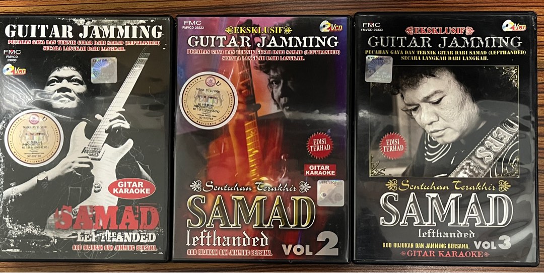 Guitar Jamming Tutorial VCD Samad Lefthanded, Hobbies & Toys, Music ...