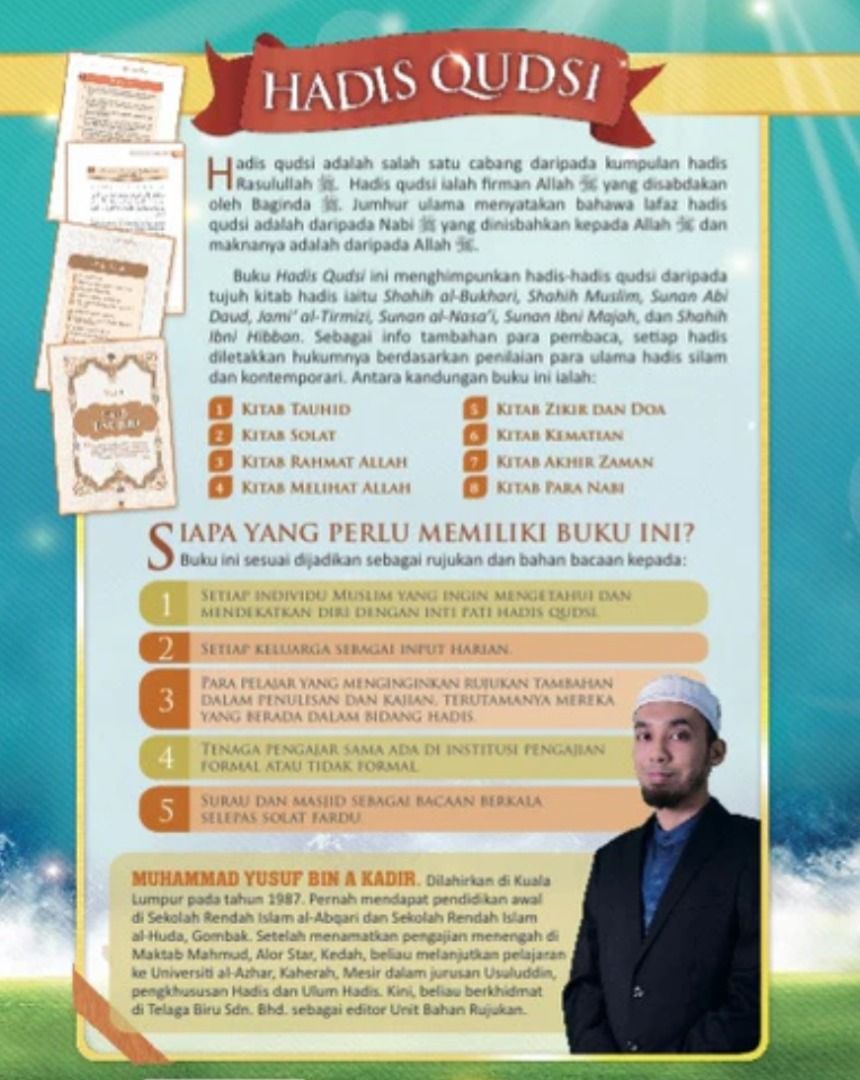 Hadis Qudsi - Lebih 100 hadis Pilihan ke Arah Pembentukan Jiwa insani ...
