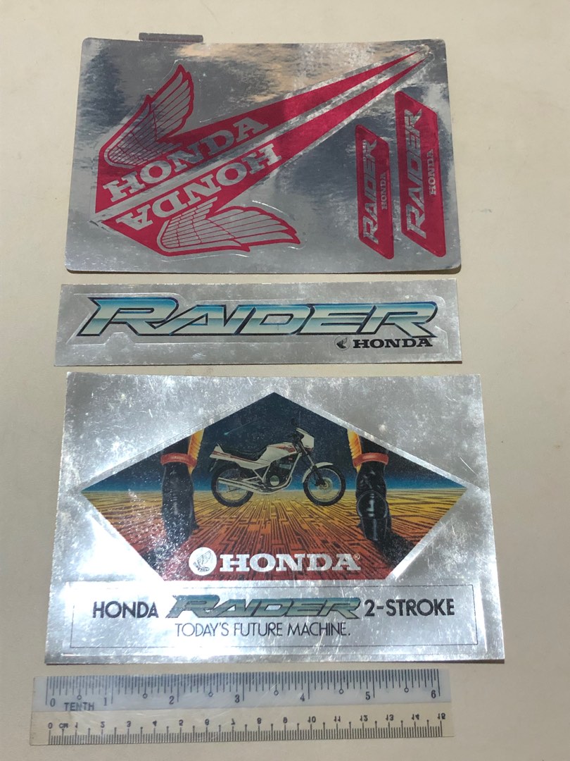 Honda raider hx135 original sticker klasik, Everything Else, Others on ...