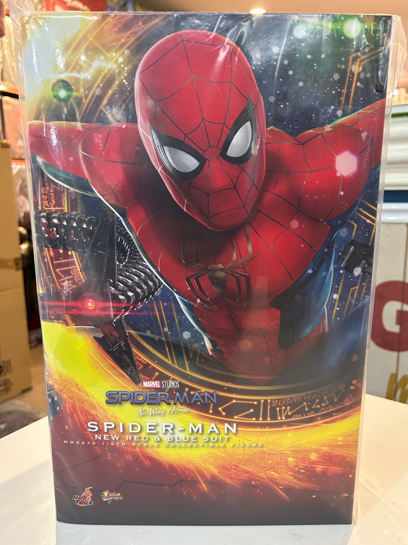 Hot Toys 1/6 MMS679 Spider-Man No Way Home Spider-Man New Red & Blue ...