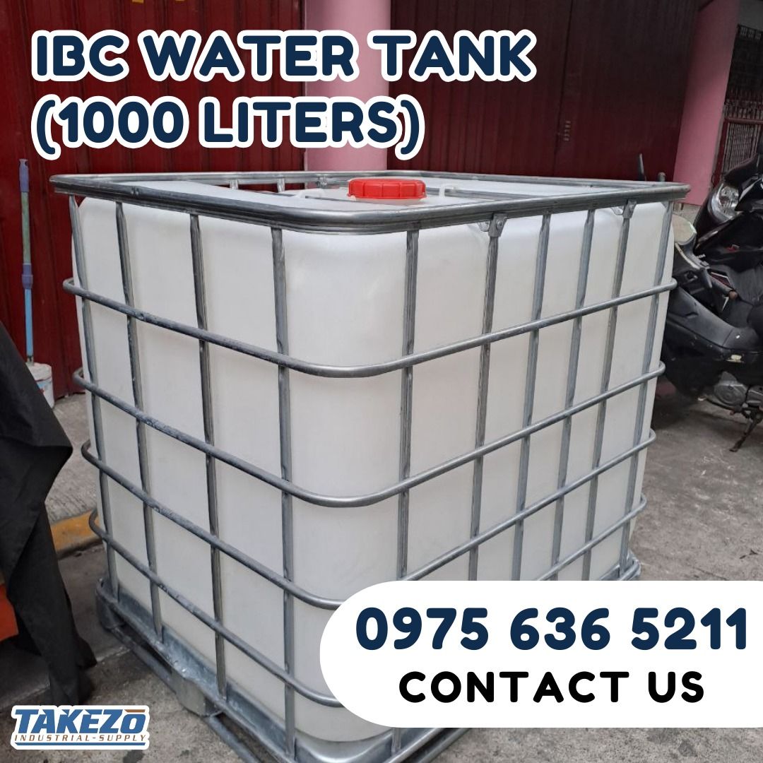 IBC WATER TANK (1000 LITERS), Commercial & Industrial, Construction ...