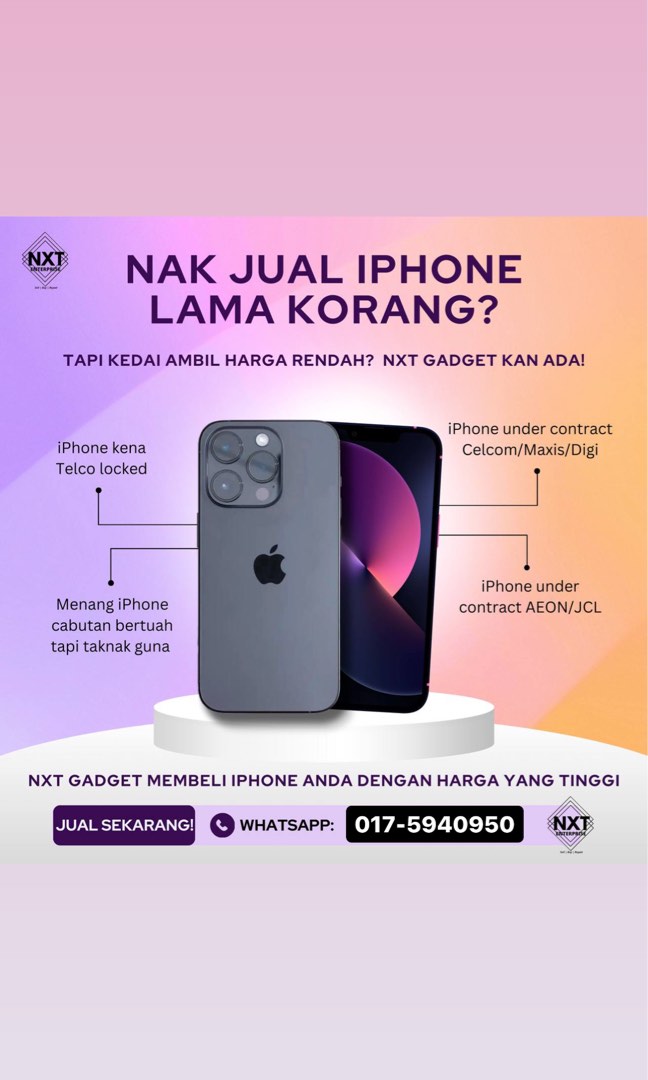 Membeli Iphone Telco Aeon Jcl Maxis Digi Celcom Umobile, Mobile Phones ...