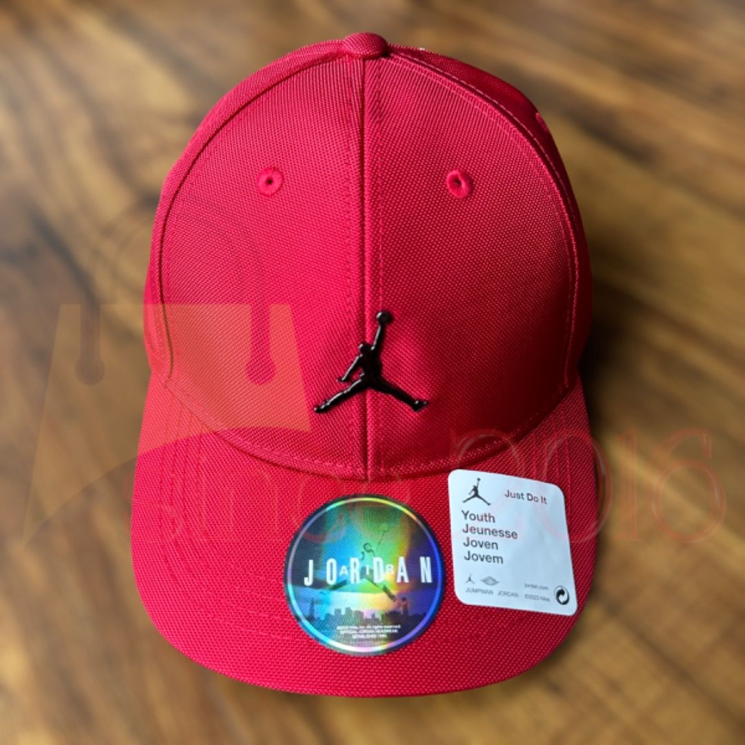 Jordan Metal Jumpman Curve Brim KIDS Cap (Gym Red) - Youth (8-20yo ...
