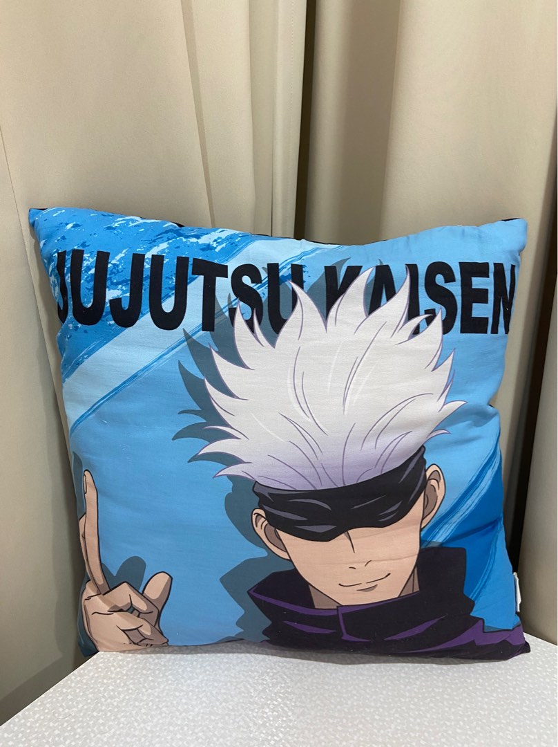 Jujutsu Kaisen Gojo Satoru Cushion, Furniture & Home Living, Home Decor ...