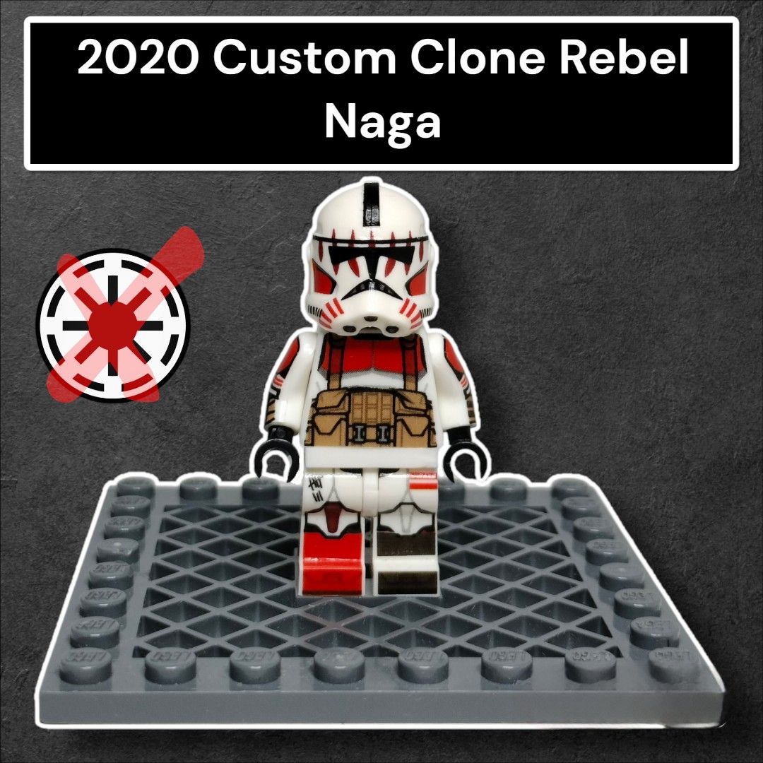Lego Star Wars Custom Clone Trooper - 2020 Custom Clone Rebel Naga ...