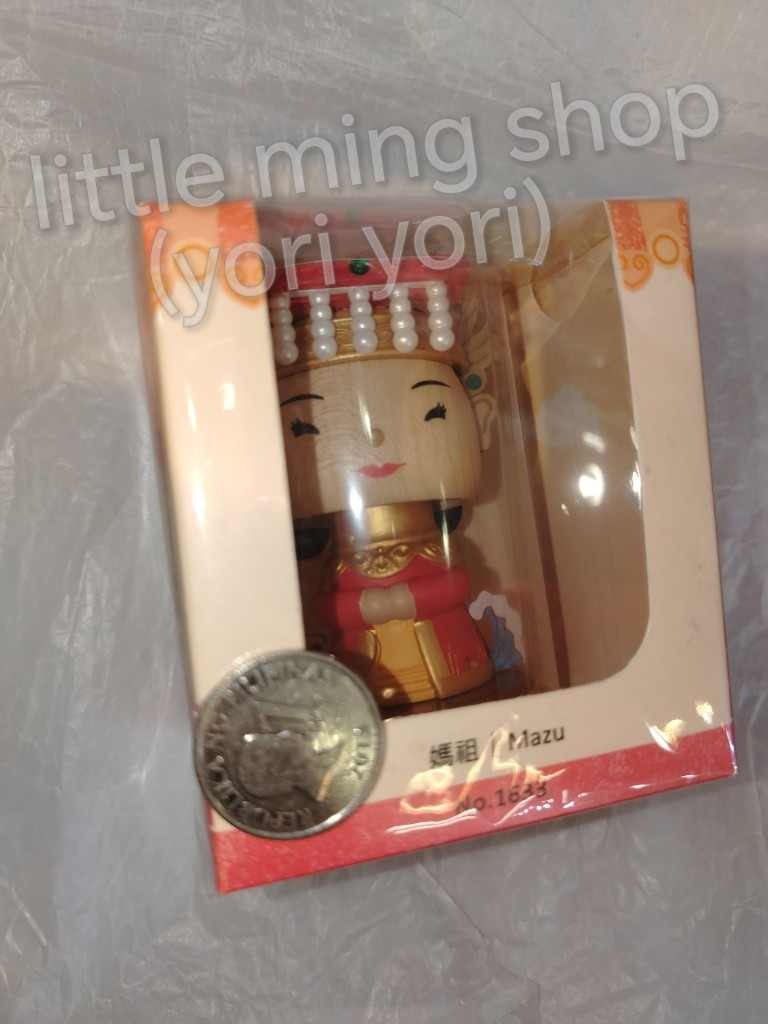 Licensed Mazu Fortune Booblehead Swinging Wooden Figure Display ...