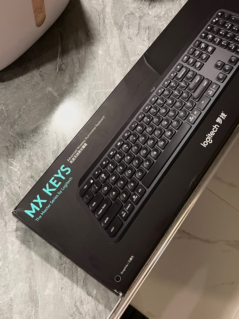 Logitech MX Wireless Illuminated Keyboard, Computers & Tech, Parts ...