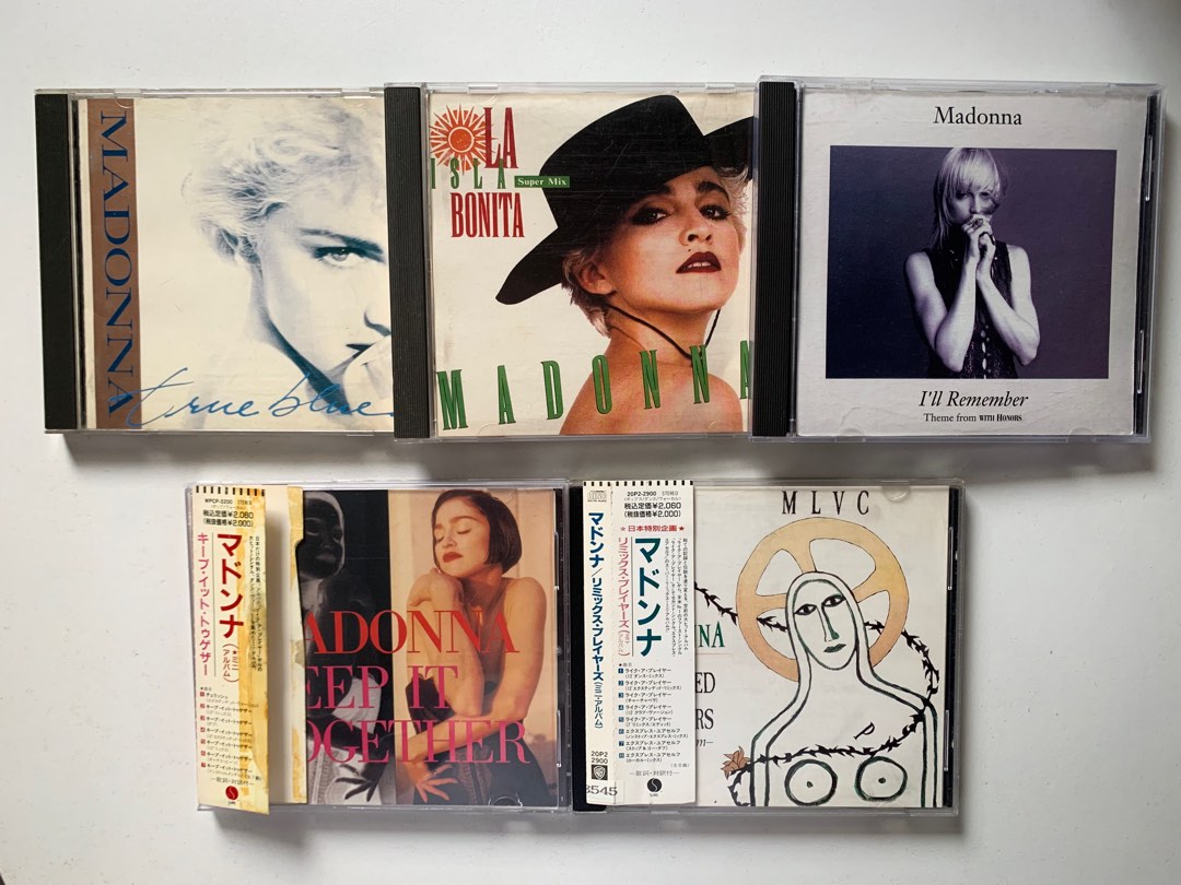 madonna cd singles, Hobbies & Toys, Music & Media, CDs & DVDs on Carousell