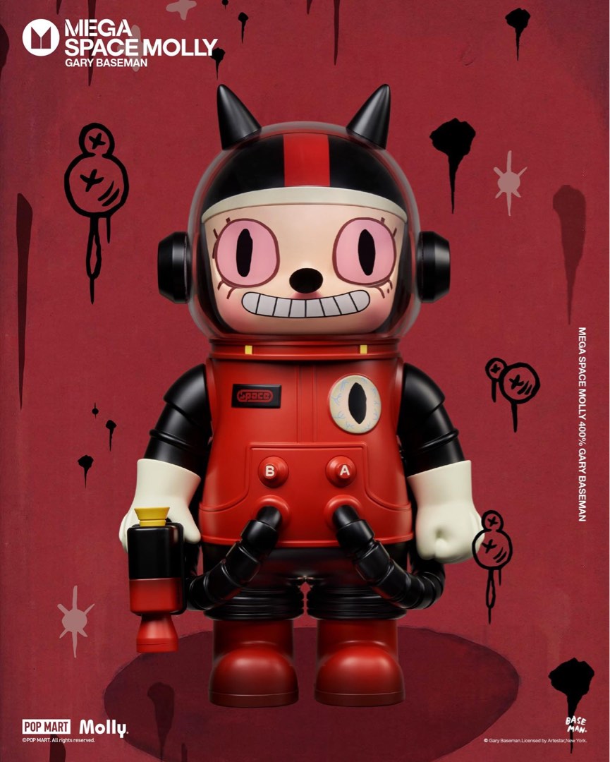 Mega Space Molly 400% Gary Baseman, Hobbies & Toys, Toys & Games on ...