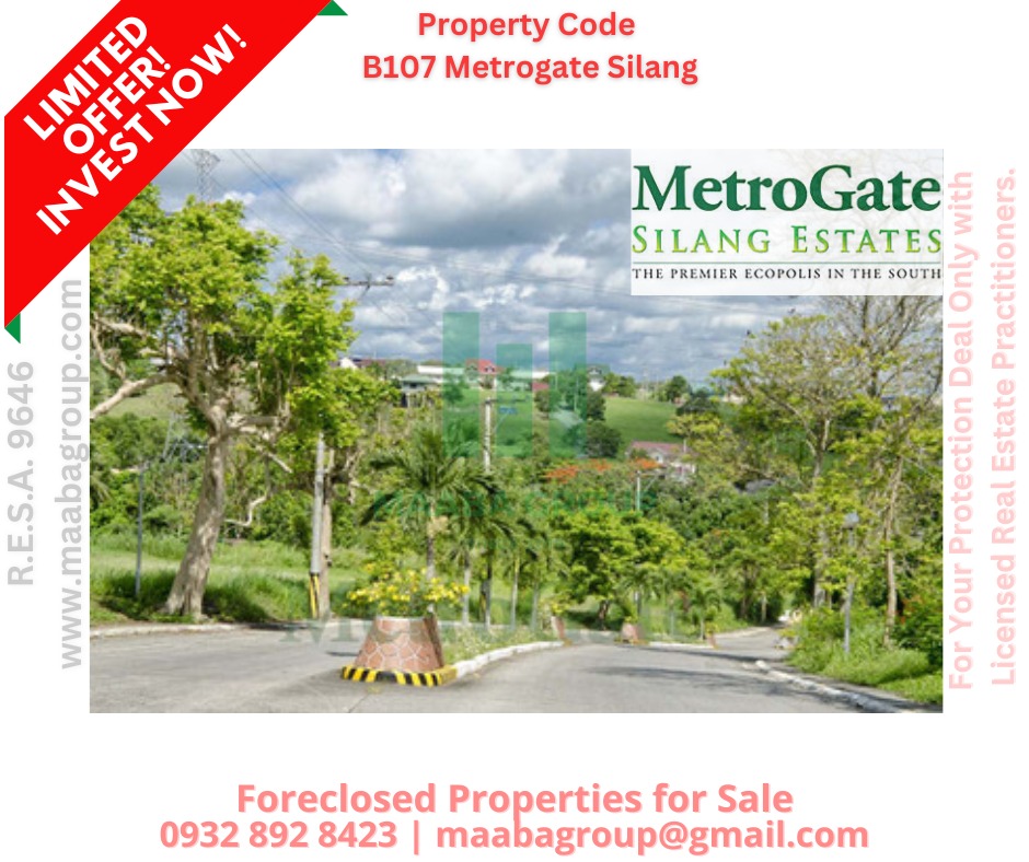 Metrogate Silang Estates Lot for Sale in Silang Cavite, Property, For ...