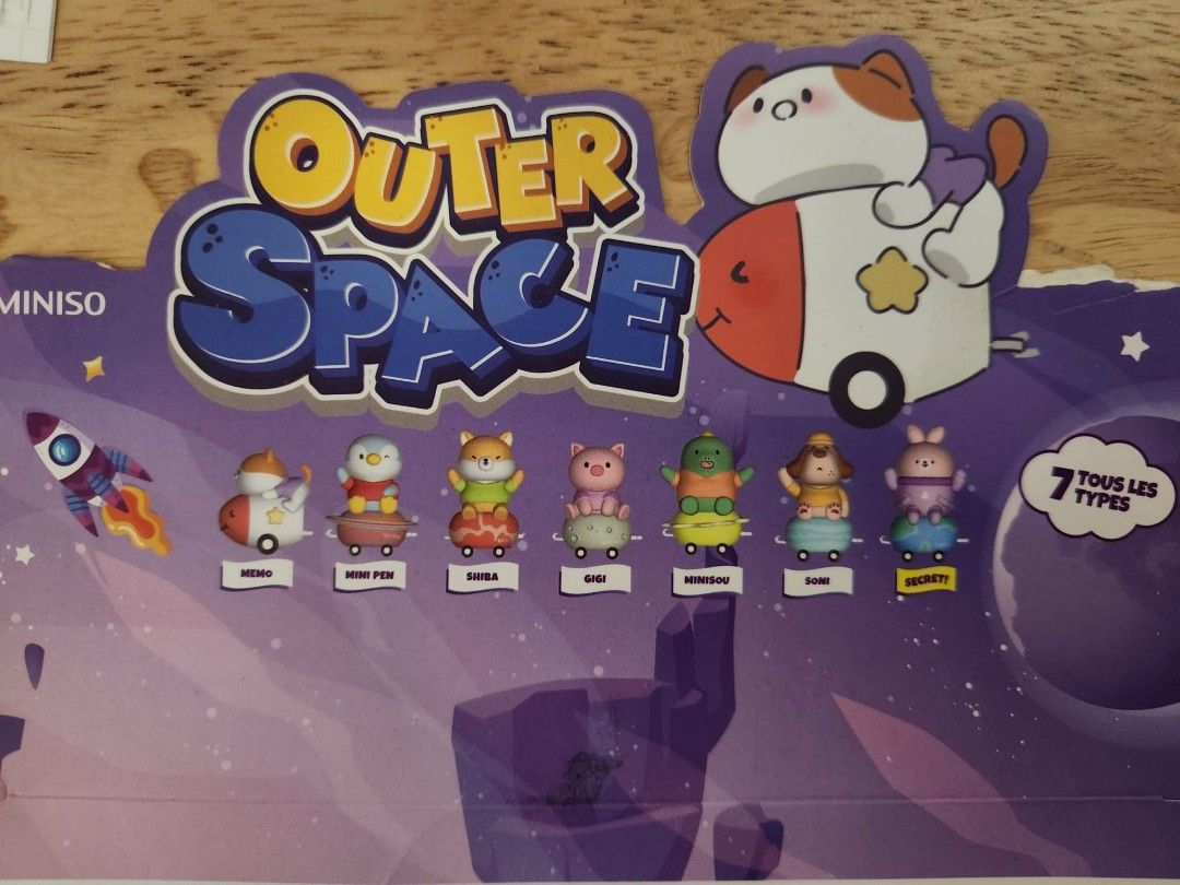 Miniso Outer Space Figurines on Carousell