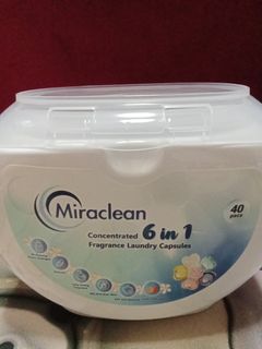 Bundle deal..Miraclean Concentrated 6in1 Fragrance Laundry Capsules ...