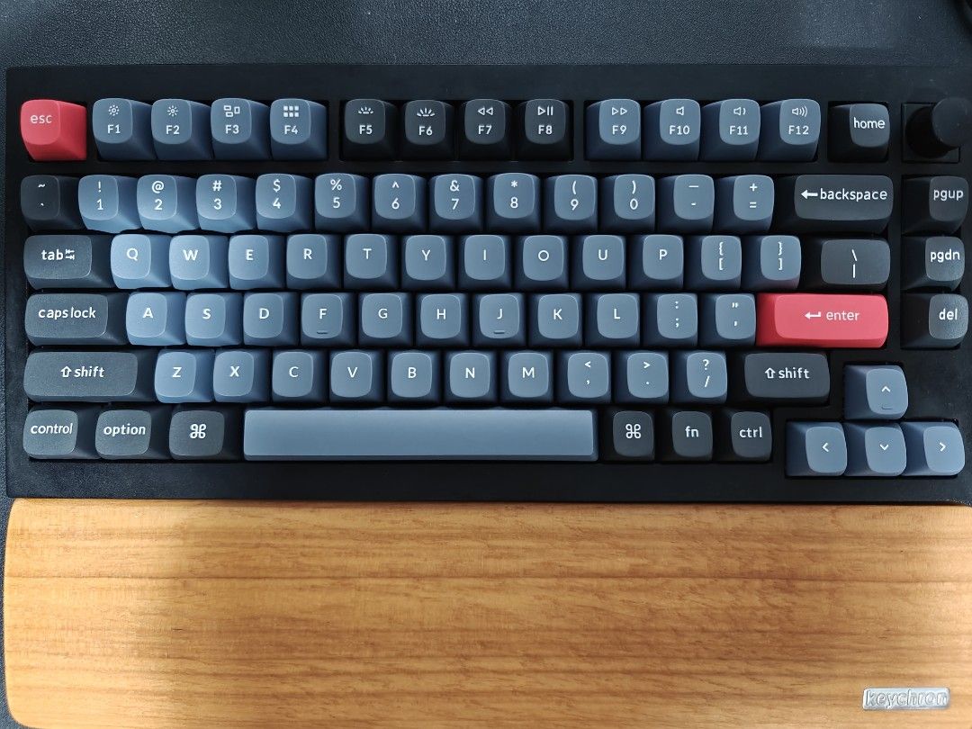 Modded Gateron Yellow Keychron Q1 V2 Knob Version w/ spare pudding ...