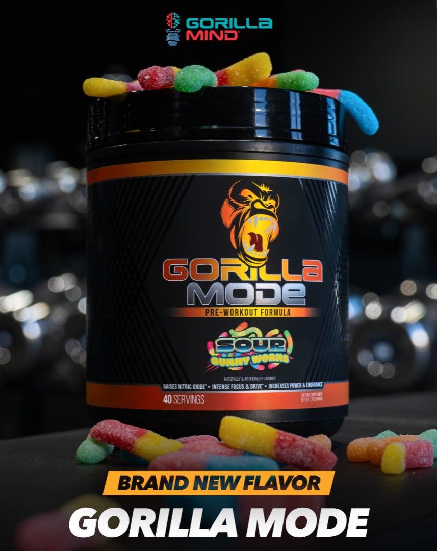 [BIGGEST RANGE] Gorilla Mode Pre-workout Mode/Nitric/ Whey Protein ...