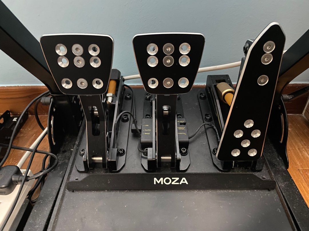 Moza R12 + Moza CRP Load Cell + Moza CS V2 + Thrustmaster TH8A for Sim ...