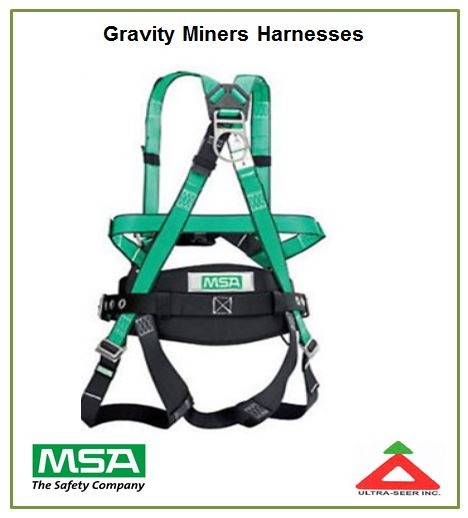 MSA Gravity Miners Harnesses, Commercial & Industrial, Industrial ...