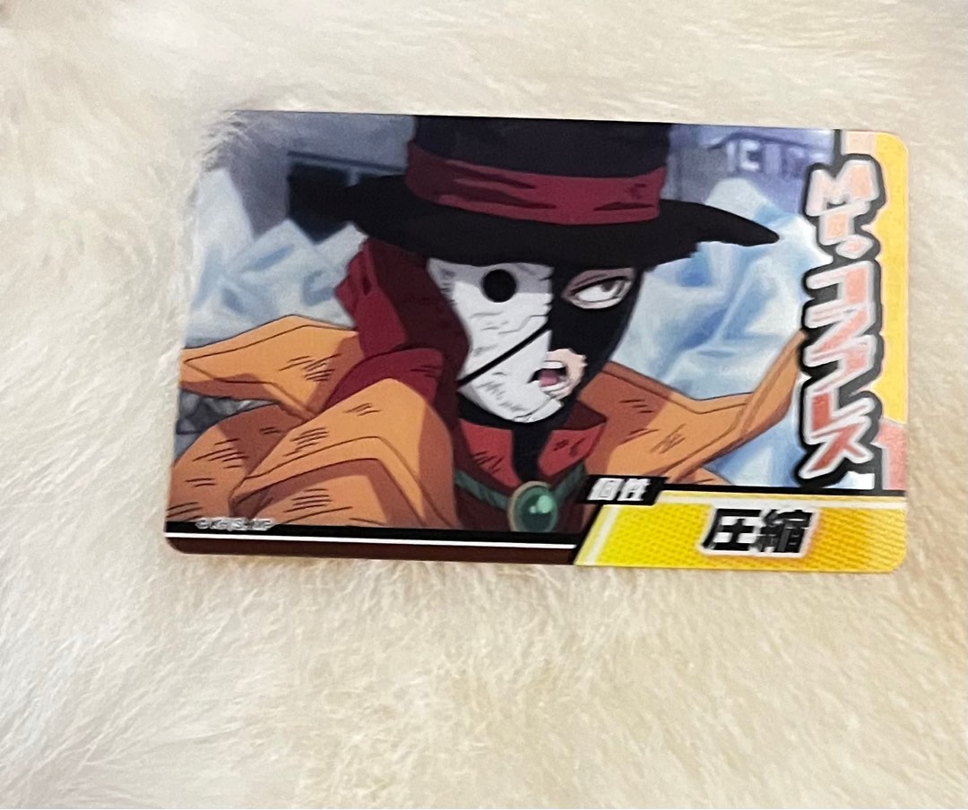 My hero academia Mr Compress card, Hobbies & Toys, Memorabilia ...