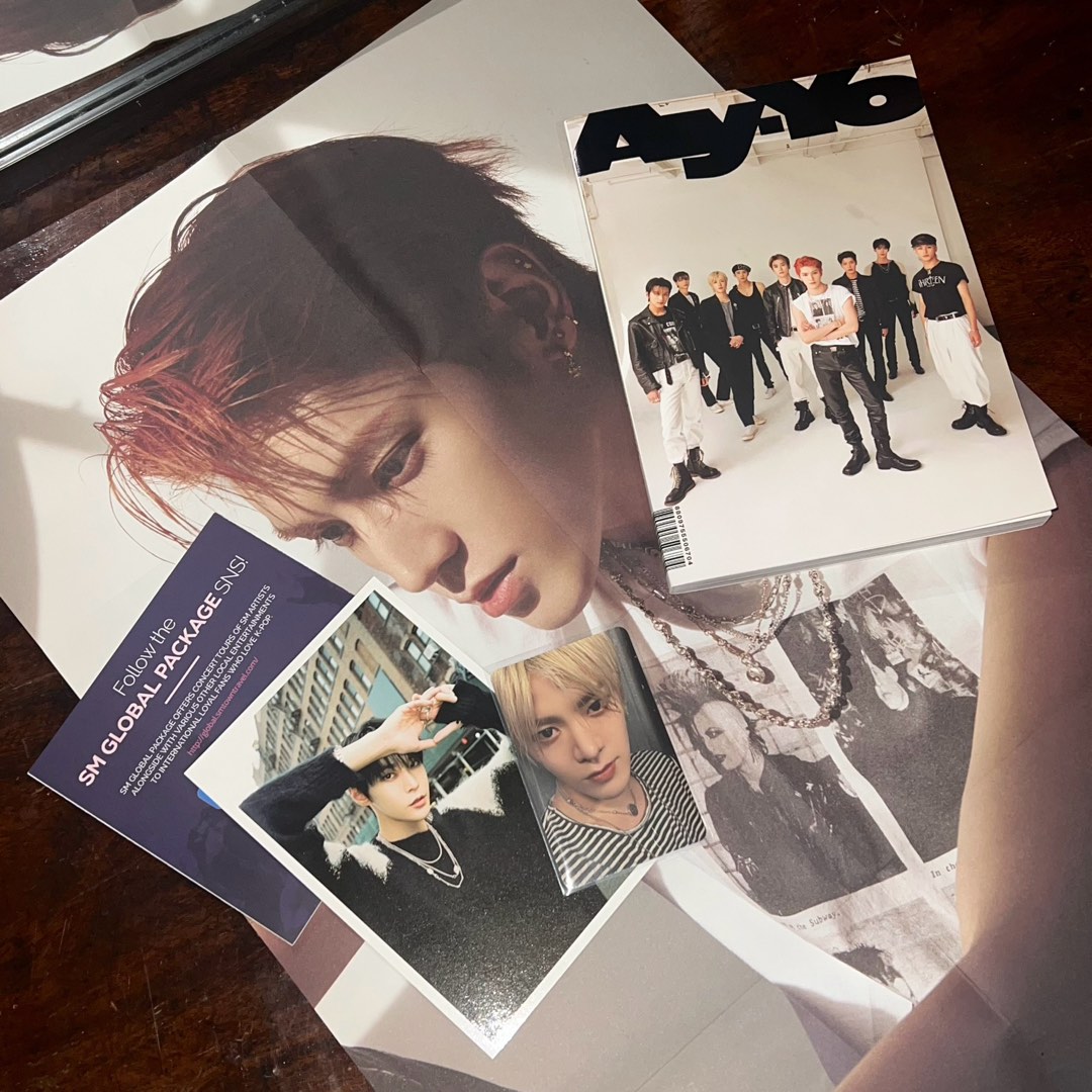 NCT 127 Ay-yo B Version Complete Set (yuta photocard, doyoung postcard ...