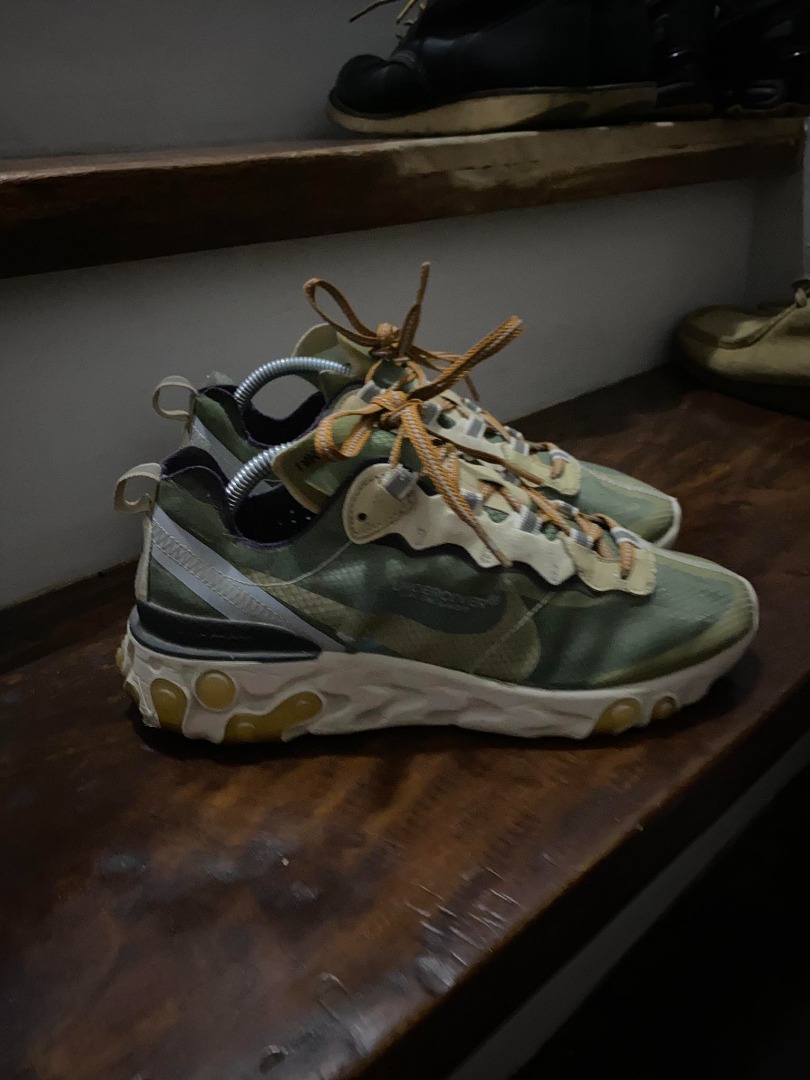 Nike x Undercover React Element 87 Green Mist, Men's Fashion, Footwear ...