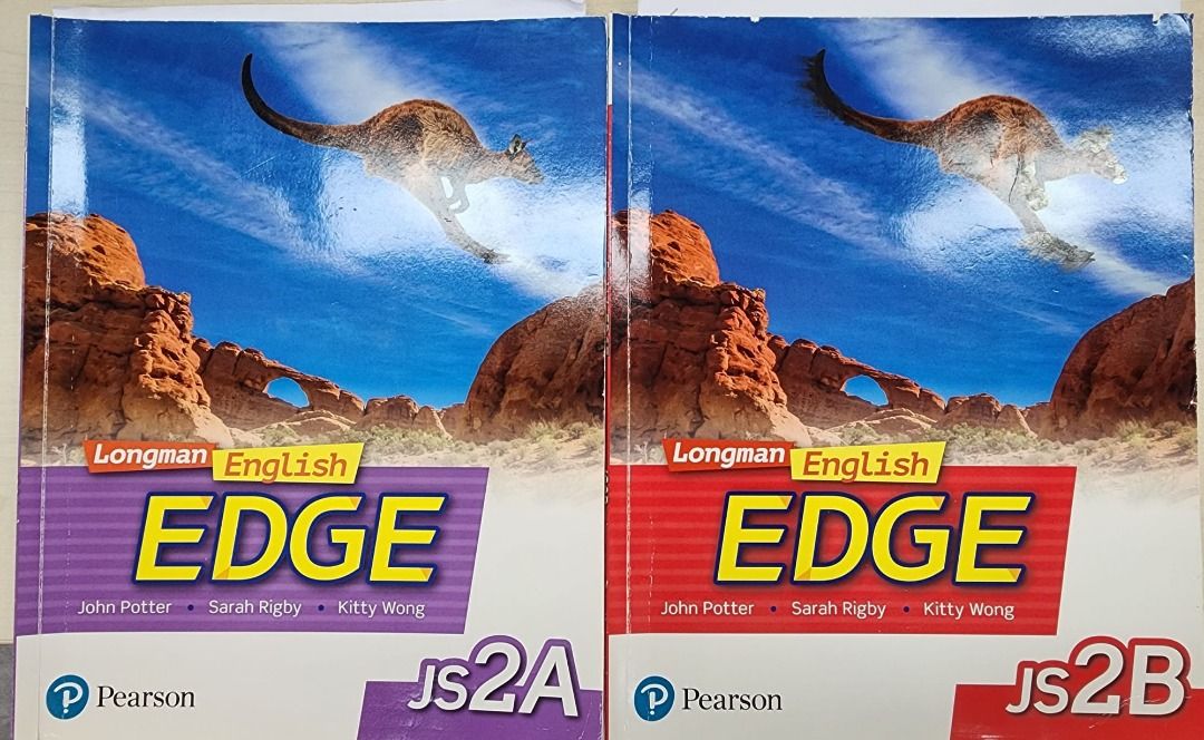 Pearson Longman English EDGE JS2A & JS2B, 興趣及遊戲, 書本 & 文具, 教科書 - Carousell