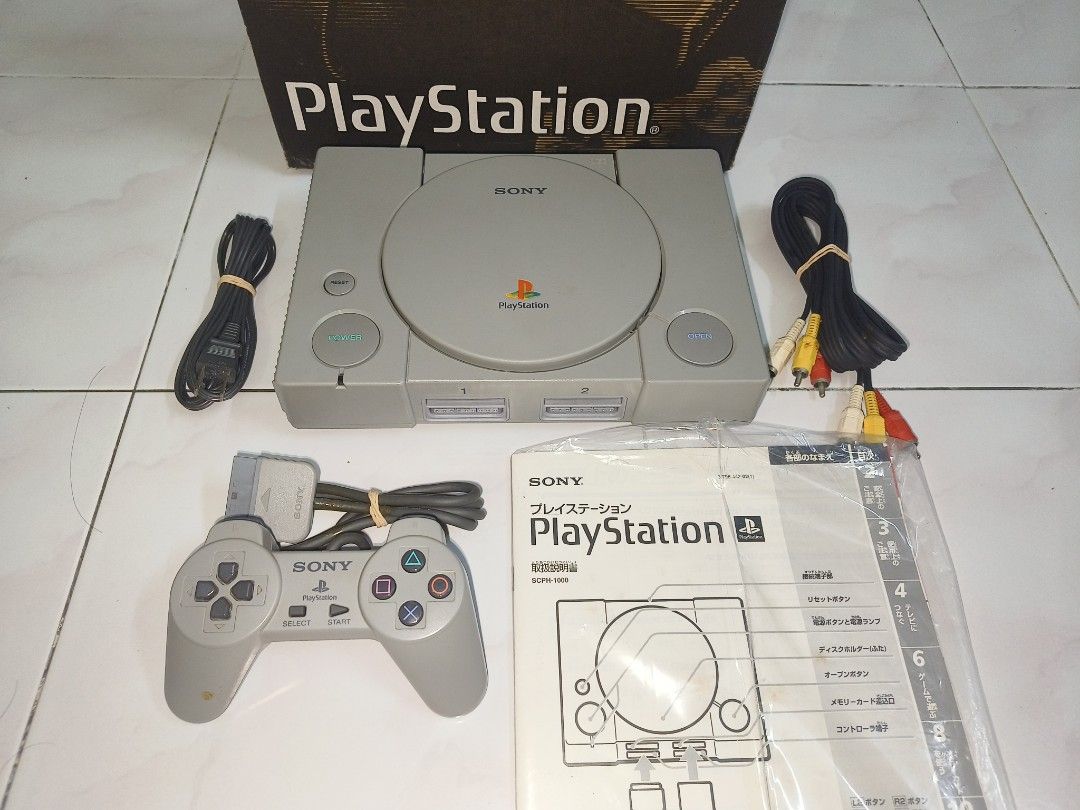 Playstation 1 PS1 Fat Rca Japan Scph - 1000, Video Gaming, Video Games ...
