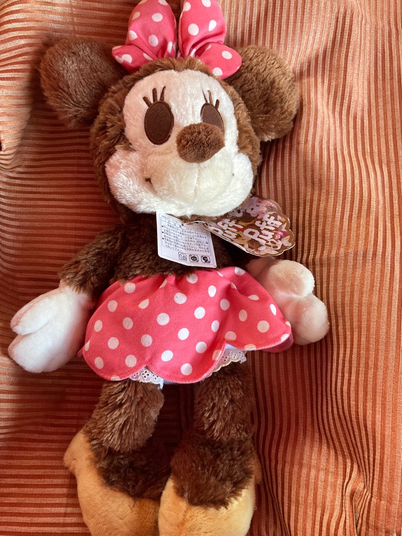 Plush toy Minnie Mouse Puff Puff Plush toy (M) Disney like new with tag ...