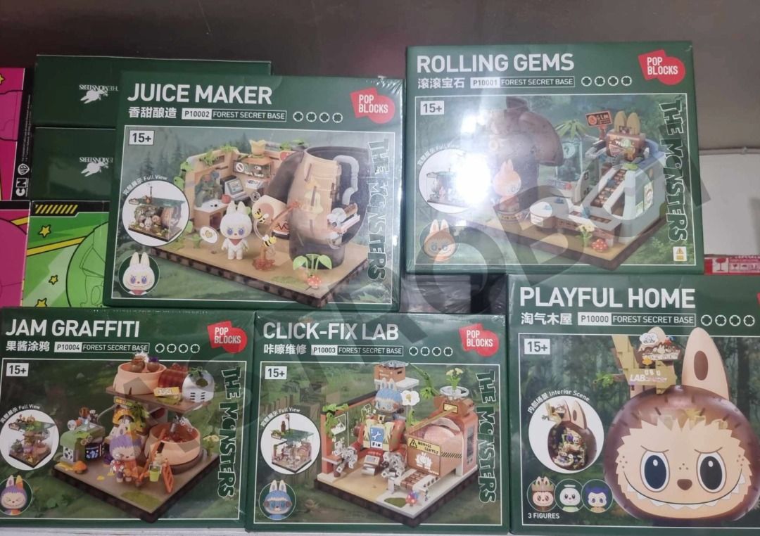 Pop MArt - Labubu THE MONSTERS Forest Secret Base Series Blocks - Set ...