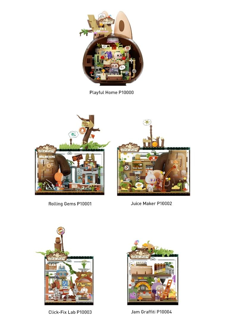 Pop MArt - Labubu THE MONSTERS Forest Secret Base Series Blocks - Set ...