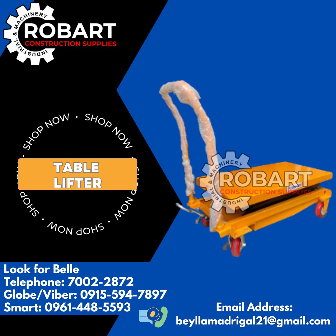Prime Lifting Table, Commercial & Industrial, Construction Tools ...