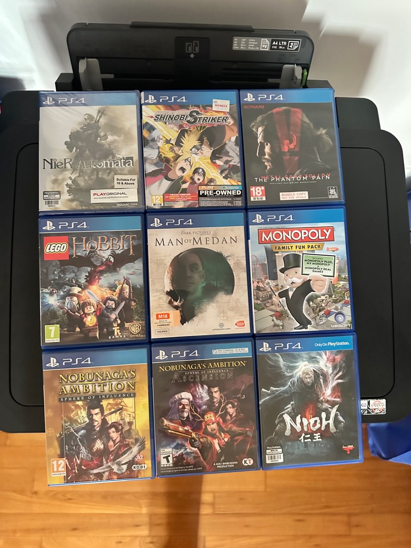 PS4 game Nier Automata / Naruto Shinobi striker / Metal Gear Solid V ...