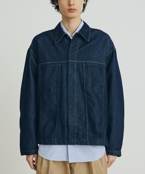 Public Tokyo Japan Blue Indigo Denim Jacket, Men's Fashion, Coats ...