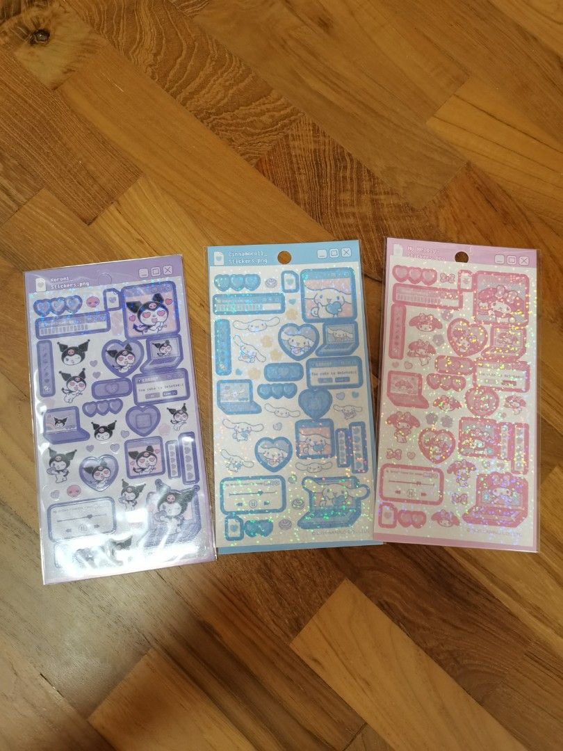 Sanrio stickers, Hobbies & Toys, Stationery & Craft, Craft Supplies ...