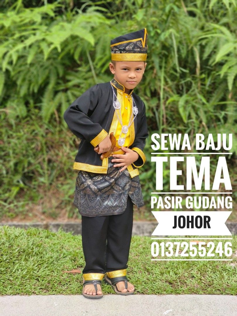 Sewa Baju Tradisional Panglima Awang Mat Kilau Baju Layang, Men's ...