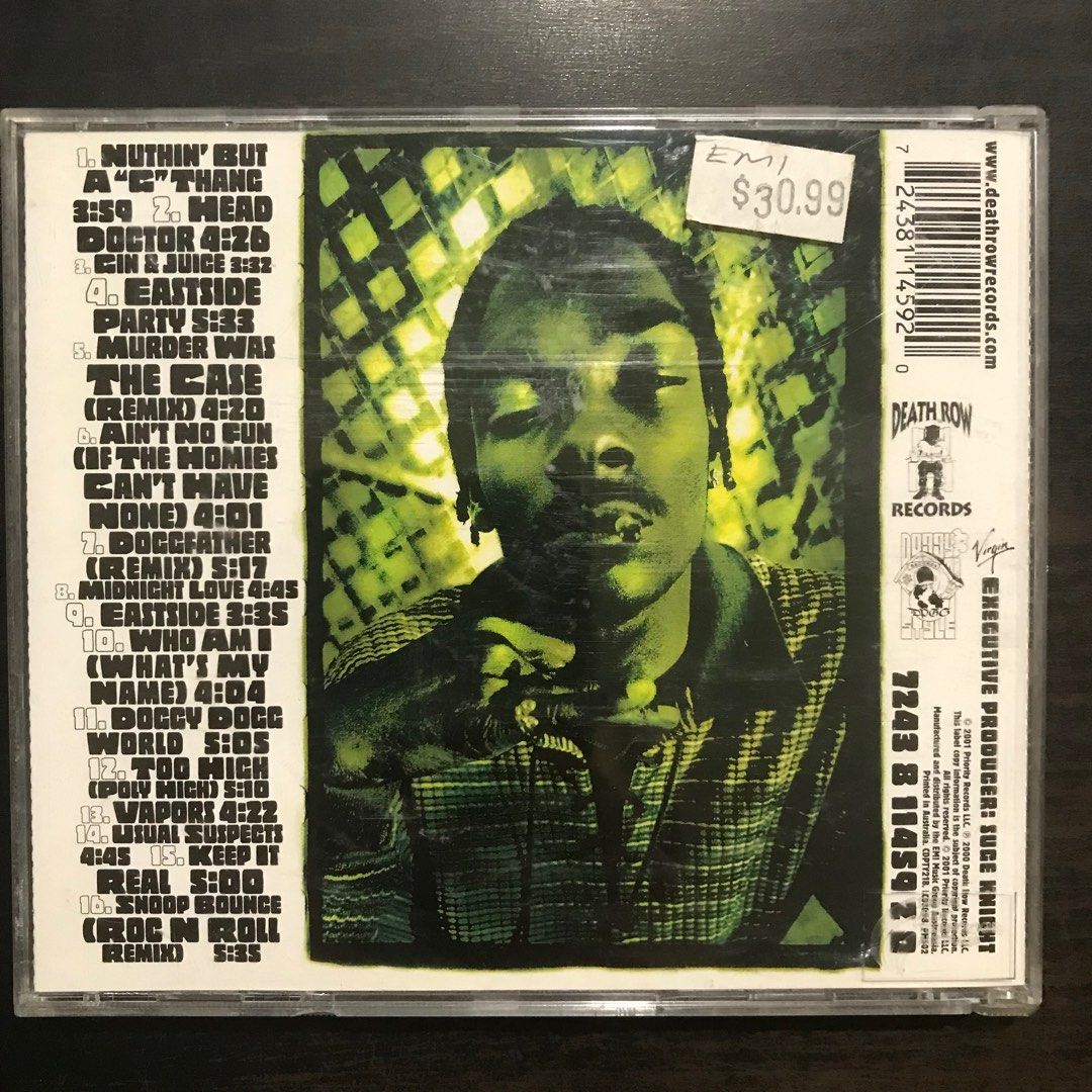 Snoop Dog CD (Box Aus), Hobbies & Toys, Music & Media, CDs & DVDs on ...