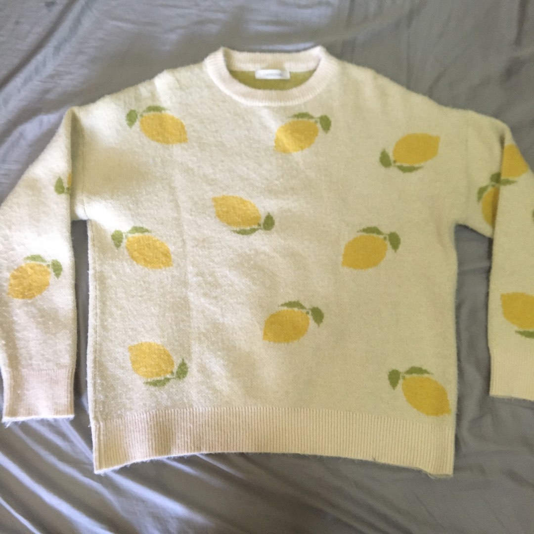 Soft Lemon Sweater / Pullover, Women's Fashion, Tops, Longsleeves on ...