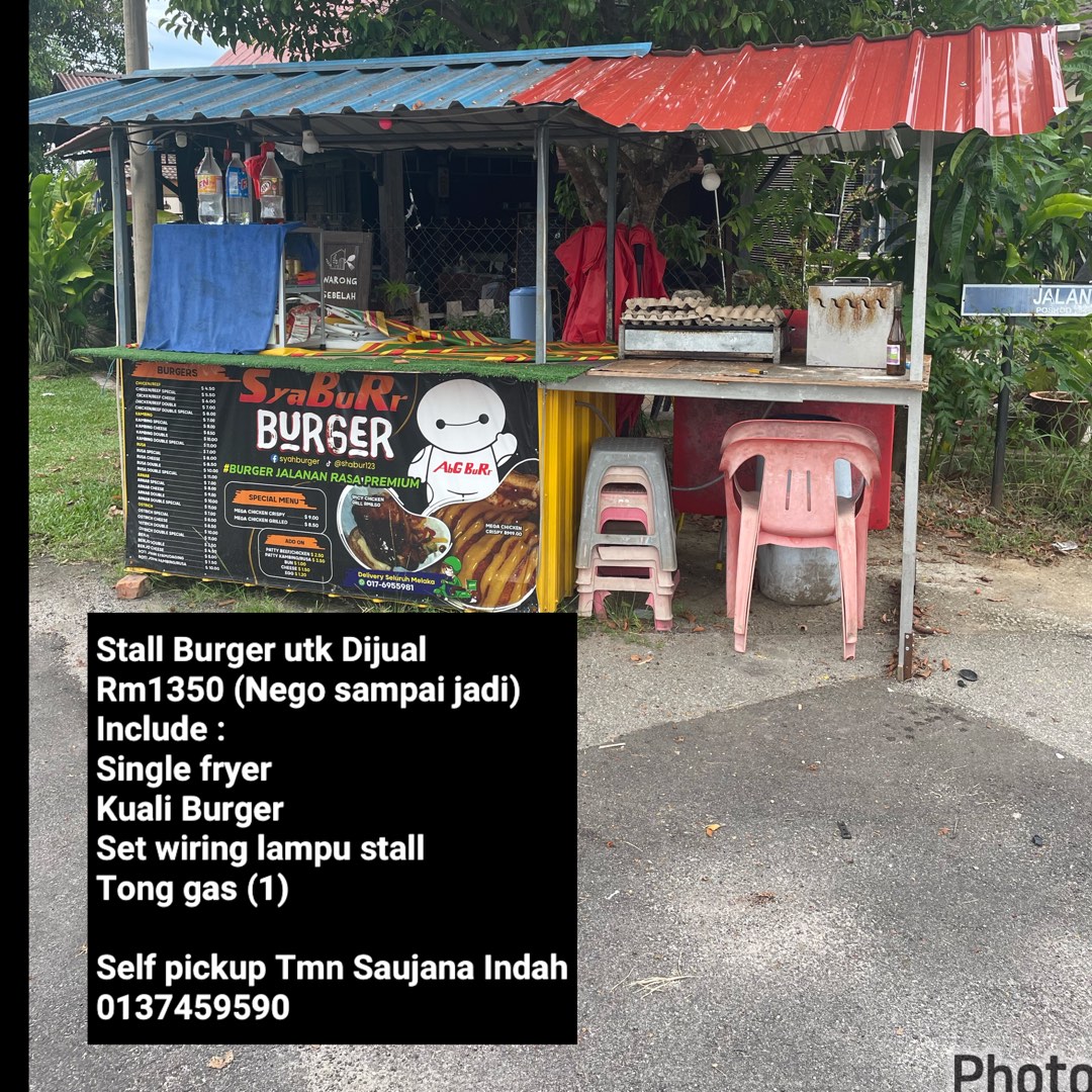 Stall Burger + Extension, Everything Else, Others on Carousell