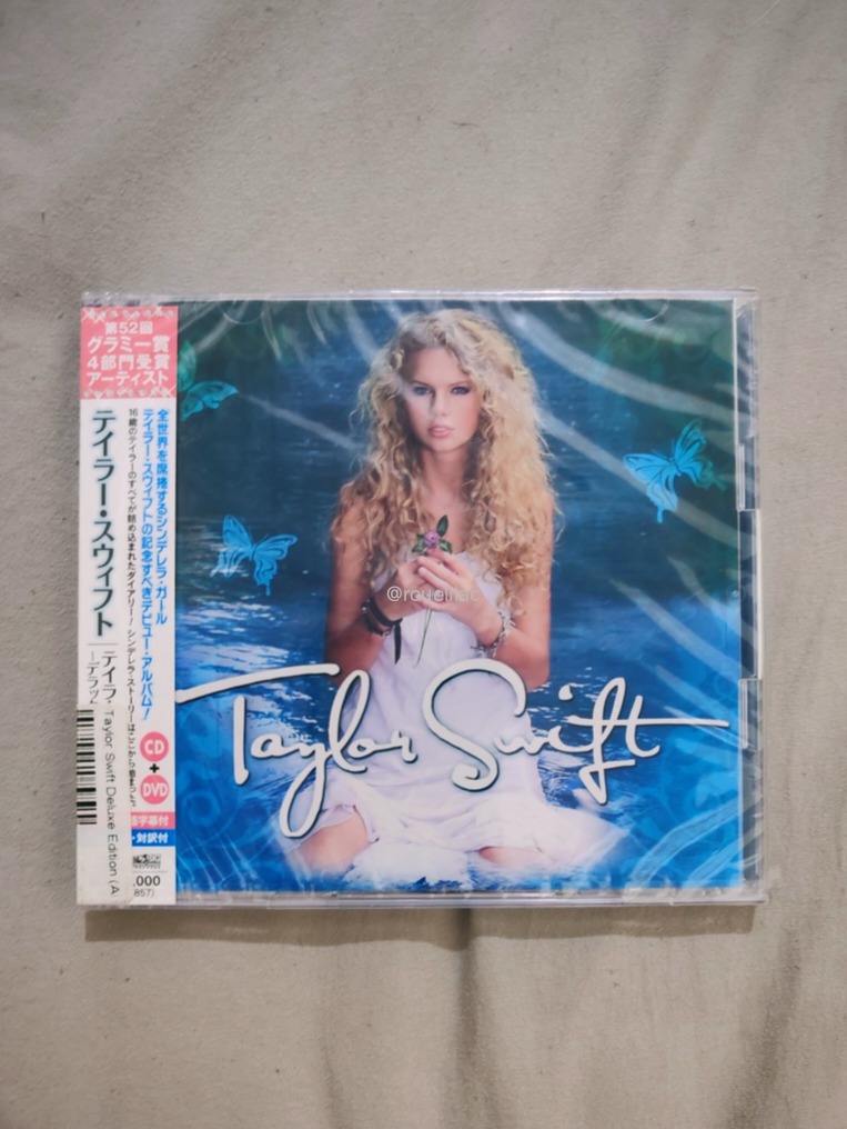 TAYLOR SWIFT DEBUT/SELF-TITLED DELUXE JAPAN EDITION CD/DVD WITH OBI ...