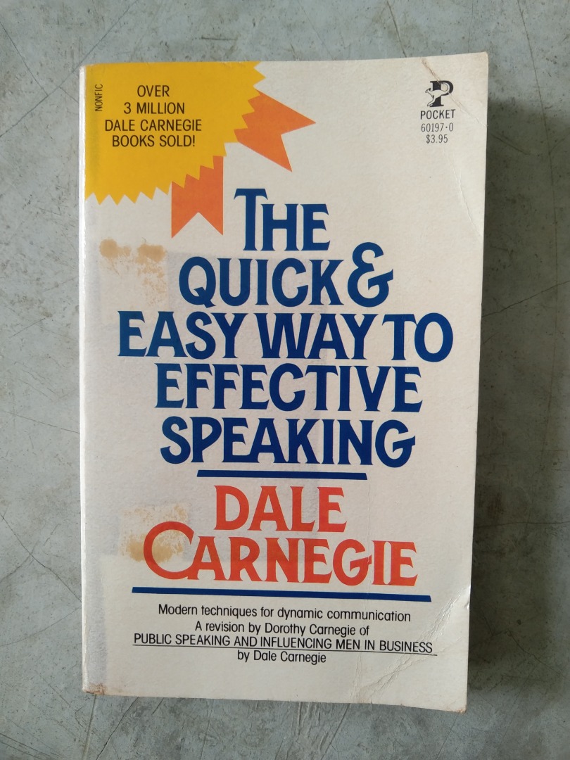 The Quick and Easy Way to Effective Speaking by Dale Carnegie, Hobbies ...