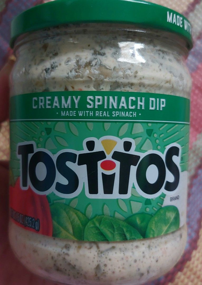 TOSTITOS CREAMY SPINACH DIP 425.2G, Food & Drinks, Spice & Seasoning on ...